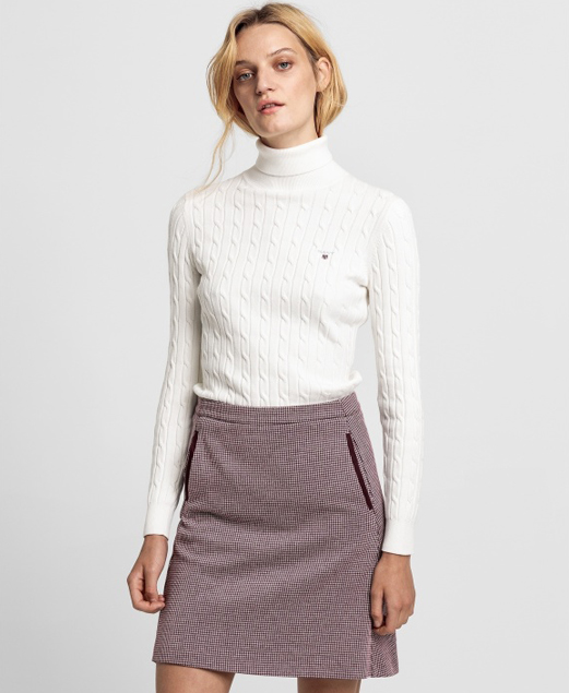 GANT | Gant γυναικεία πλεκτή μπλούζα ζιβάγκο | gusto store