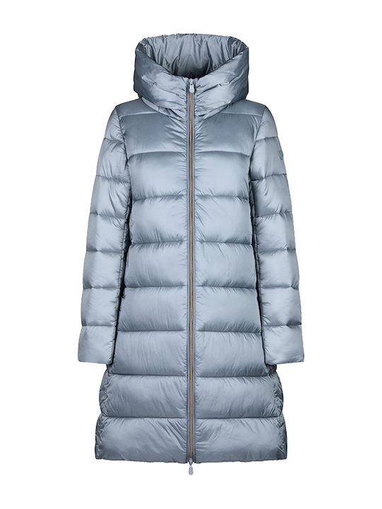 Lysa Long Puffer Coat - D40279WIRIS15 | Save The Duck | gustostore.gr
