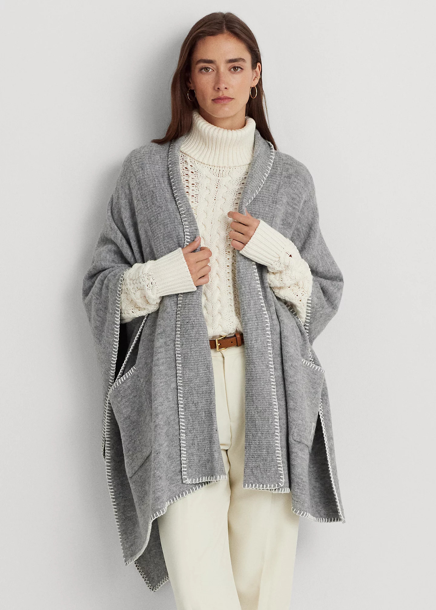 Lauren Ralph Lauren SHAWL RUANA-SCARF 454927217002 | Lauren Ralph ...