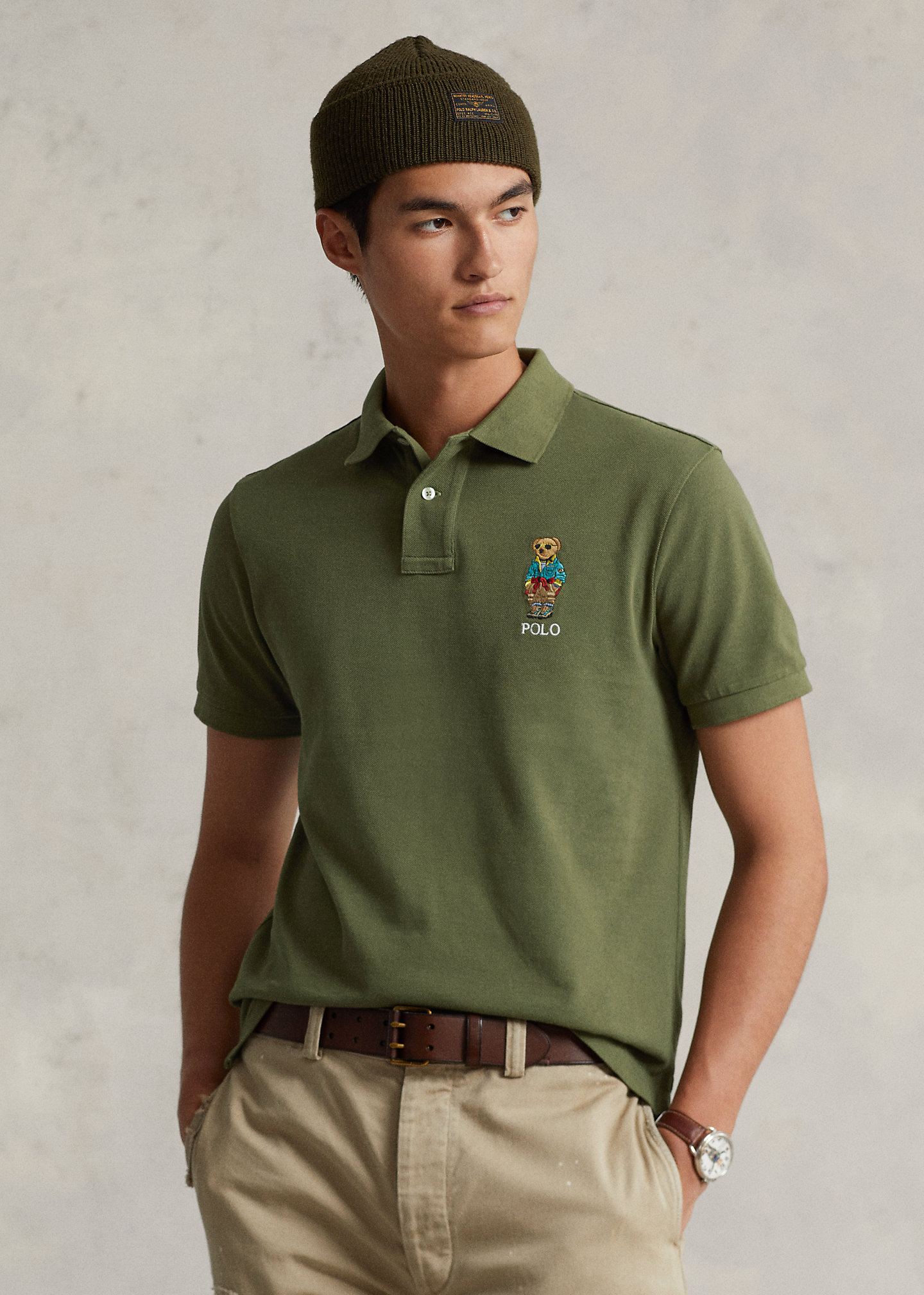 Custom Slim Fit Polo Bear Polo Shirt - 710853312017 | Polo Ralph Lauren ...