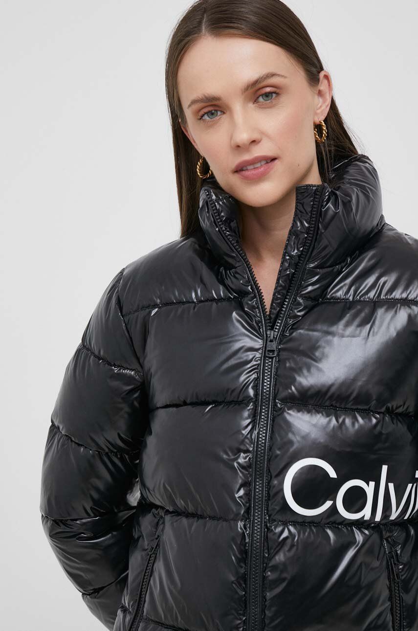 Calvin Klein Jeans SHINY SHORT FITTED JACKET - J20J221885 | Calvin ...