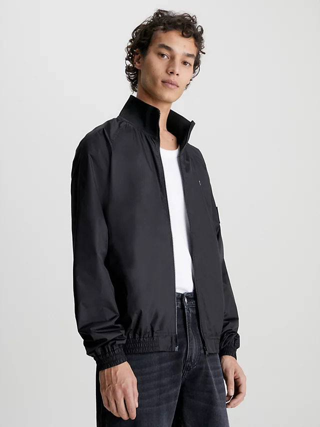 Recycled Polyester Zip Up Jacket - J30J322942 | Calvin Klein ...