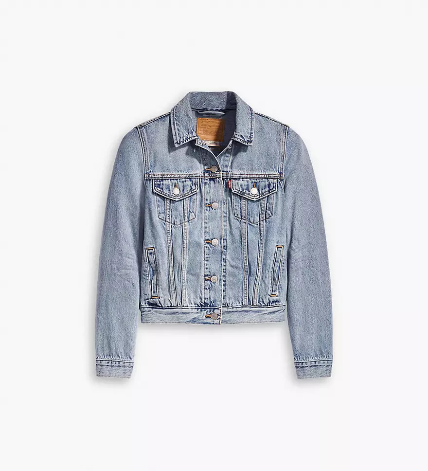 Levi's ORIGINAL TRUCKER MED INDIGO - WORN IN 299450100 | Levi's ...