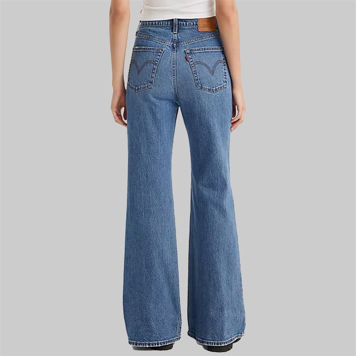 Levi's RIBCAGE BELLS DARK INDIGO - WORN IN A75030009 | Levi's ...