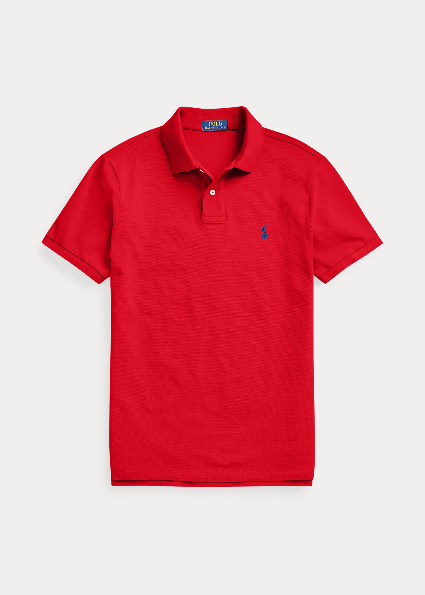 Custom Slim Fit Mesh Polo Shirt-710666998003 | Polo Ralph Lauren ...